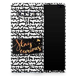 DesignSkinz Lux Stay Curious Protective Vinyl Decal Wrap Skin Cover Compatible with The Samsung Galaxy S20 (Screen Trim & Back Glass Skin)