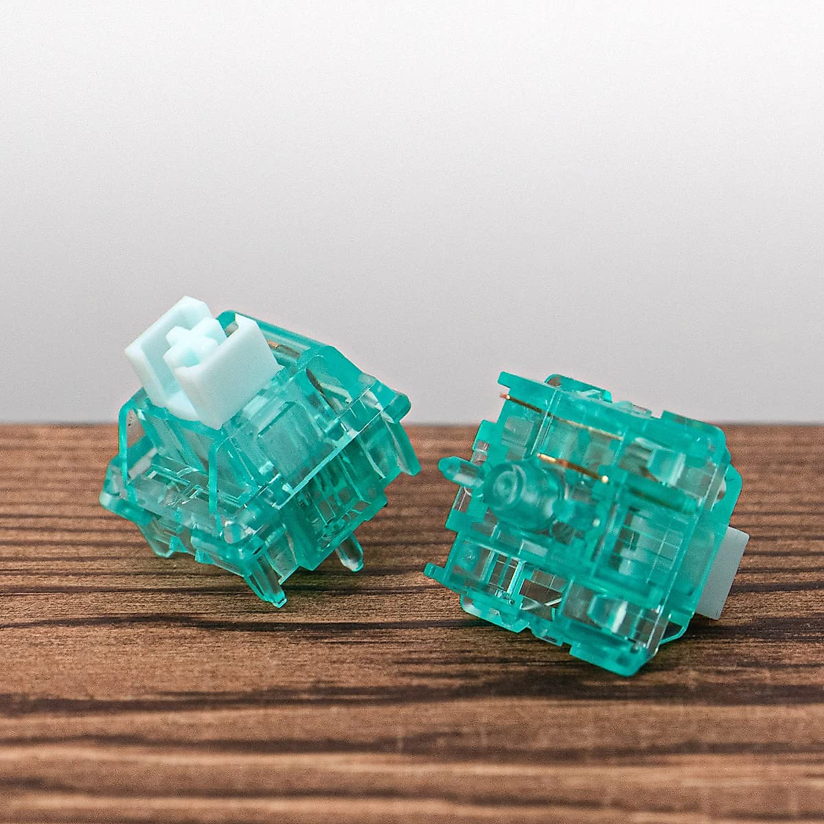 Mintcaps Linear Keyboard Switches Set 5 Pin Lubed Tactile Mechanical Keyboard Switches for Mechanical Gaming Keyboard Green Switches(10pcs)