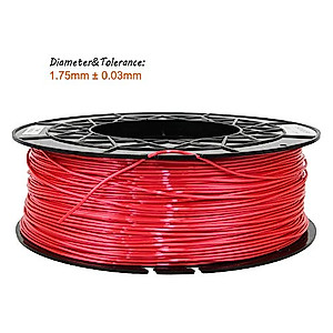 ENOMAKER 3D Printer Silk PLA Red 1.75MM Filament for Creality CR-10 V2 Ender 3, Ender Pro, Ender 5,Ender 3 Pro V2