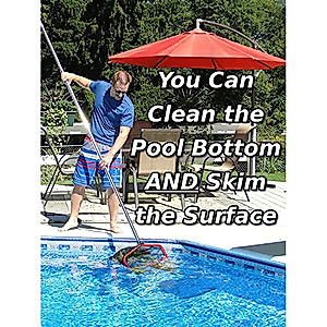 ProTuff Fine Mesh Pool Nets for Cleaning - Heavy Duty, Lifetime Replacement Pool Leaf Skimmer Holds 45 lbs - Pool Net Fits All Standard Poles