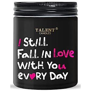 Anniversary Candle Gifts, Natural Soy Candle for Men Women, Birthday, Ideal Gift for Christmas Valentine's Day, Warm Night Scented Candles