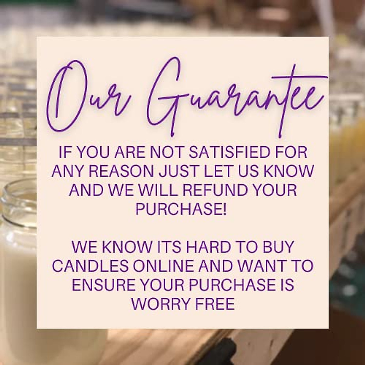 Nika's Home Vanilla Lavender Soy Candle 12oz Mason Jar Non-Toxic White Soy Candle-Hand Poured Handmade, Long Burning 50-60 Hours Highly Scented All Natural, Clean Burning Candle Gift Décor