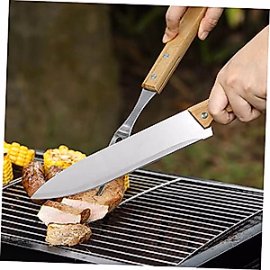 YARNOW 5 Sets Barbecue Knife and Fork Tools Backpack Set Grill Utensils Set Grill Utensil Kit Carving Knife for Meat Kitchen Roast Fork Knives for Slicing Meats Cutter BBQ Tools