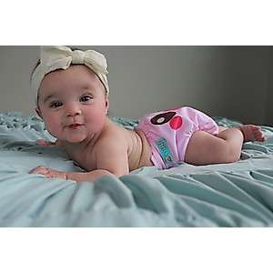 ALVABABY 6PCS Cloth Diaper Inserts 5-Layers Super Soft Inserts for Cloth Diapers and Cloth Diapers Covers 6FMB