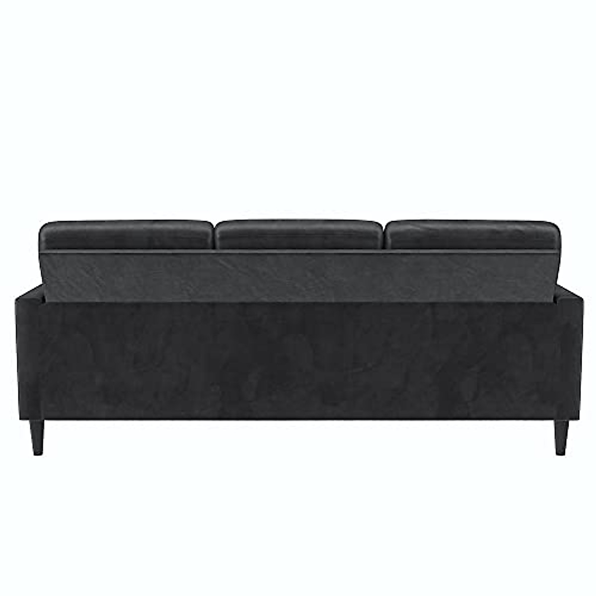 Mr. Kate Winston Reversible Sofa Sectional, Dark Gray Velvet