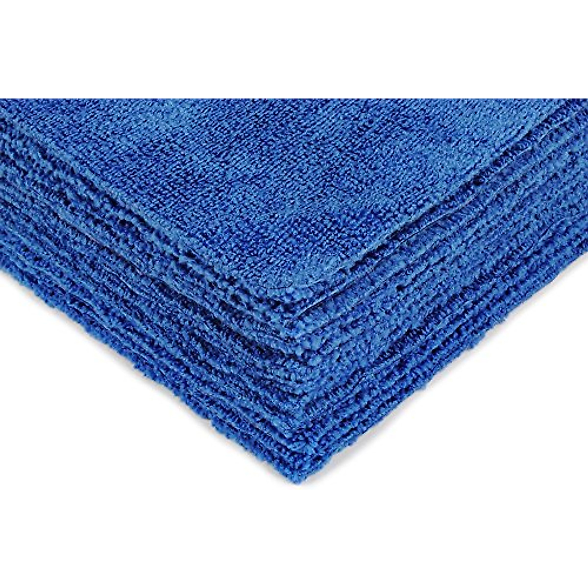 Eurow Microfiber Ultrasonic Cut Cleaning and Drying Towels, 300 GSM, 16 by 16 Inches, 12-Pack