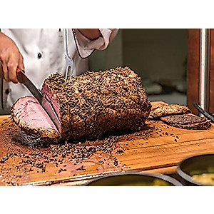 Begatter Meat Carving Fork, 13.3 Inch Long Cooking Fork for Kitchen, Stainless Steel Serving Fork Barbecue Fork, 2 Pieces