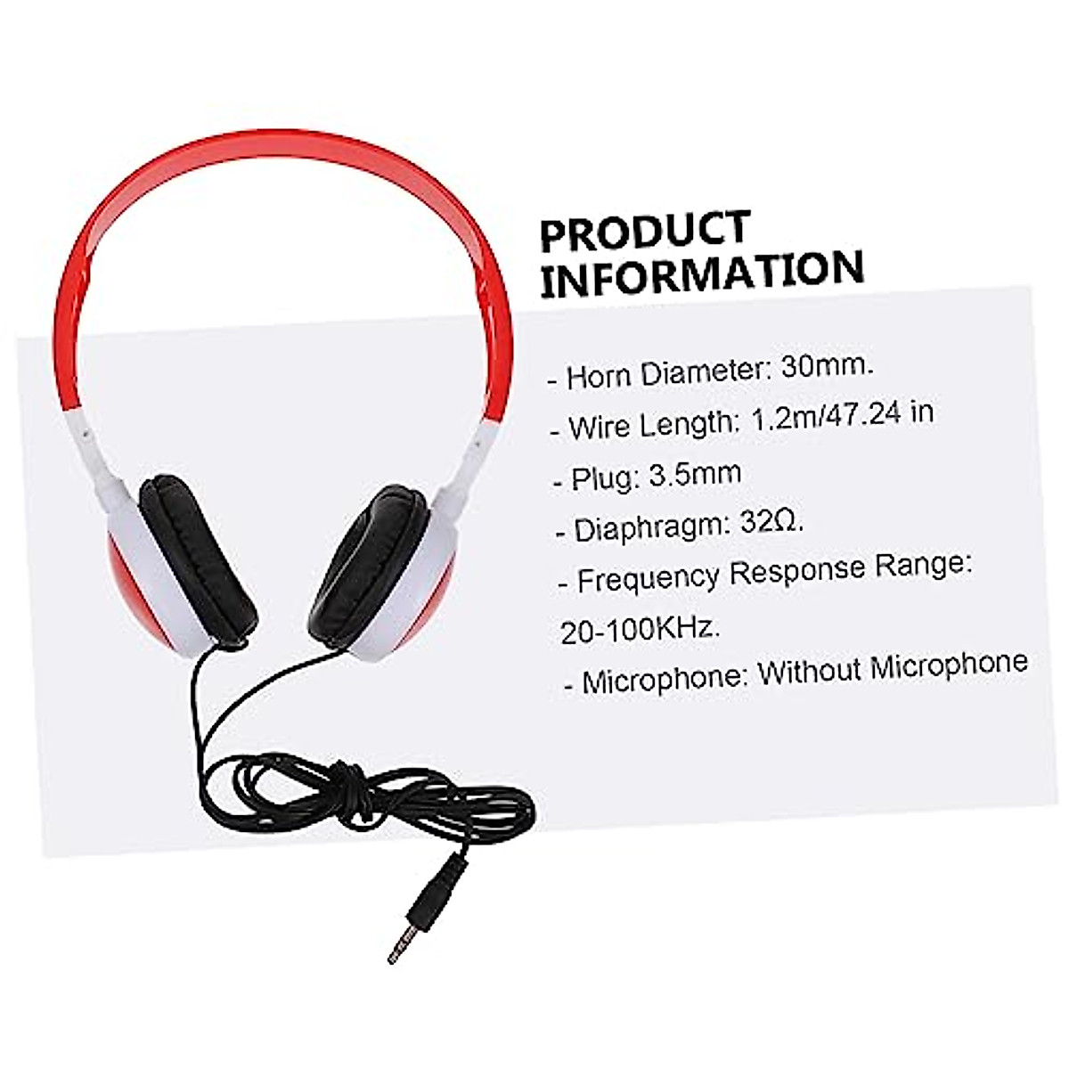 Mikikit Kids Headphones 2 pcs Headphones Computer Headset witeless Earbuds Headphones for Noise Cancelling Headphones Headphones Foldable Stereo Music Headset Noise Cancelling Earbuds