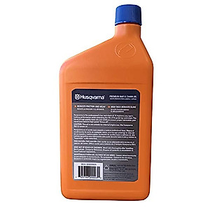 Husqvarna X-Guard Premium All Season Mineral Bar and Chain Oil, Chainsaw Oil for Superior Cutting Equipment Protection in All Conditions, 1 Quart Bottle