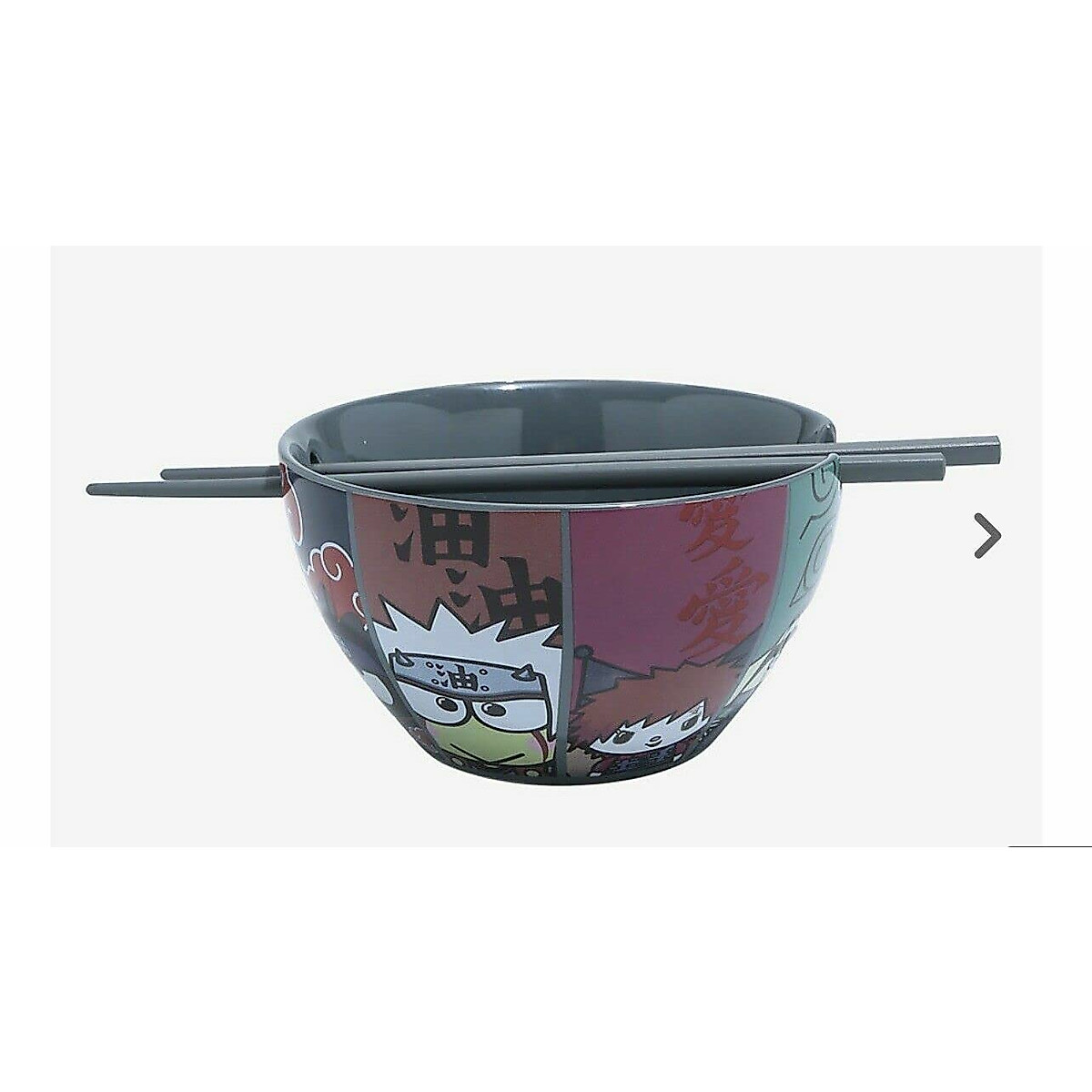 Naruto Shippuden X Hello Kitty And Friends Ramen Bowl With Chopsticks
