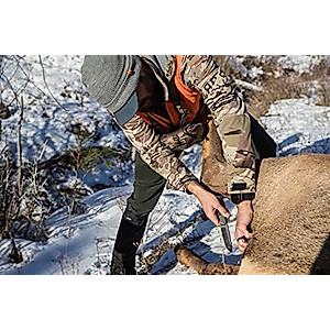 Gerber Gear Downwind Drop Point - Hunting Knife with Sheath for Camping & Hunting Gear - Olive