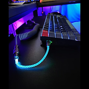SUPERLIT Keyboard RGB Aviator Cable, White