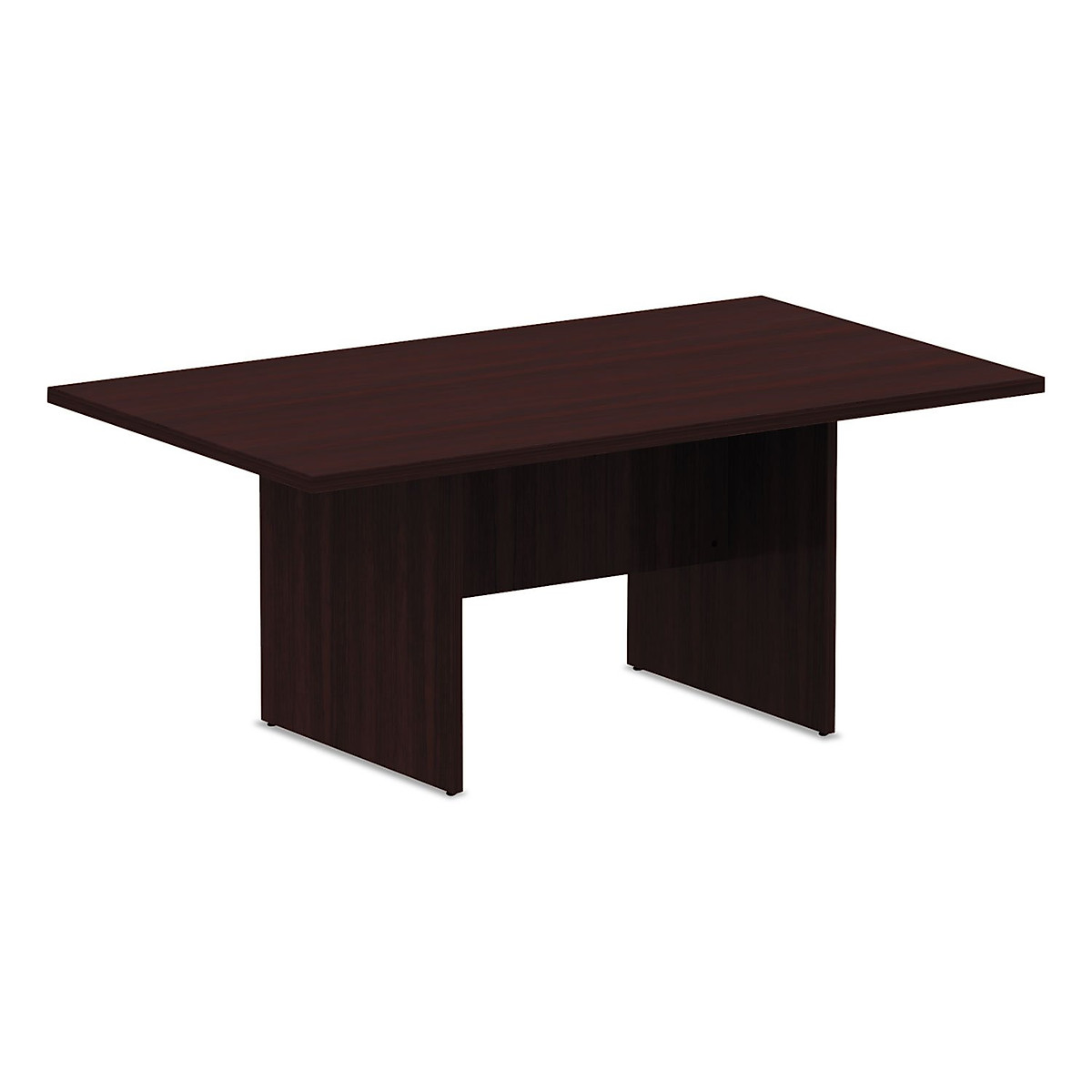 Alera ALEVA717242MY 70.88 in. x 41.38 in. x 29.5 in. Valencia Series Rectangular Conference Table - Mahogany