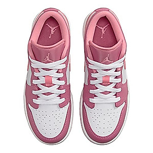 Jordan Nike 1 Low Grade School Desert Berry/Coral Chalk-White 553560-616 5Y