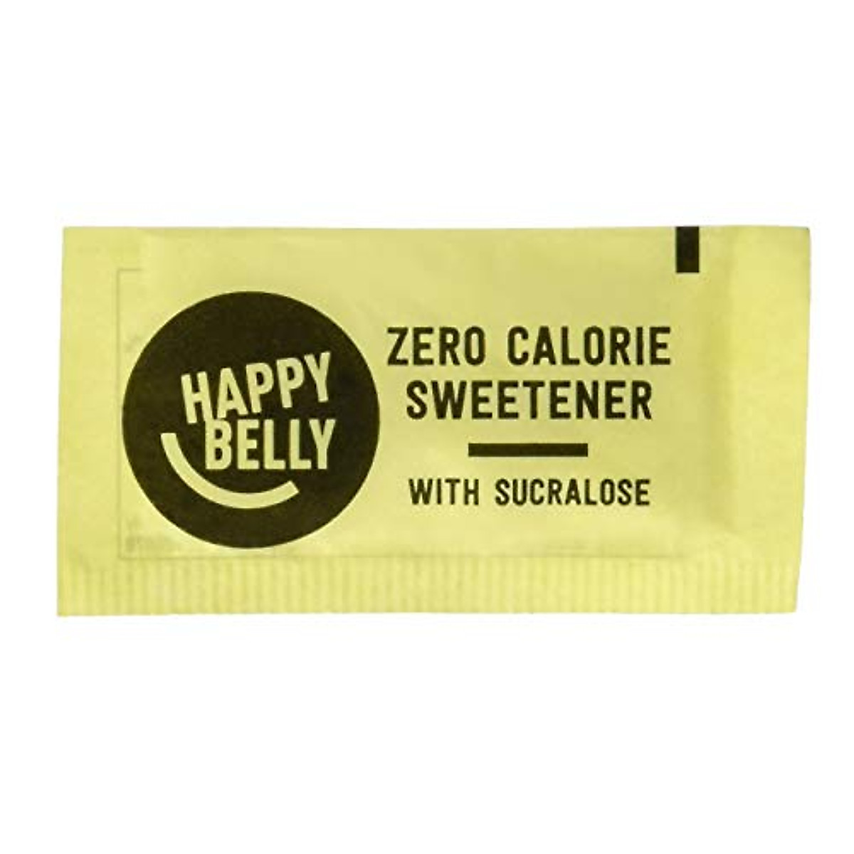 Amazon Brand - Happy Belly Zero Calorie Yellow Sucralose Sweetener Powder, 400 Packets, 14.1 ounce (Pack of 1)