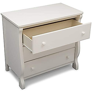 Delta Children Universal 3 Drawer Dresser, Greenguard Gold Certified, White