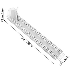Drink Organizer for Fridge Plastic Pusher Tray Rack Automatic Vending Machine Sliding Organizer Fast Pusher Glide Pull Out Cabinet Shelf Drink Holder Refrigerator Drink Holder