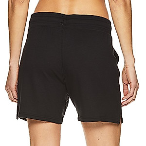 Gaiam Women's Warrior Yoga Short - Bike & Running Activewear Shorts w/ Pockets - Black (Tap Shoe) Warrior, X-Small