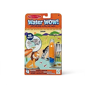Melissa & Doug On the Go Water Wow! Reusable Water-Reveal Activity Pad - Safari - FSC Certified