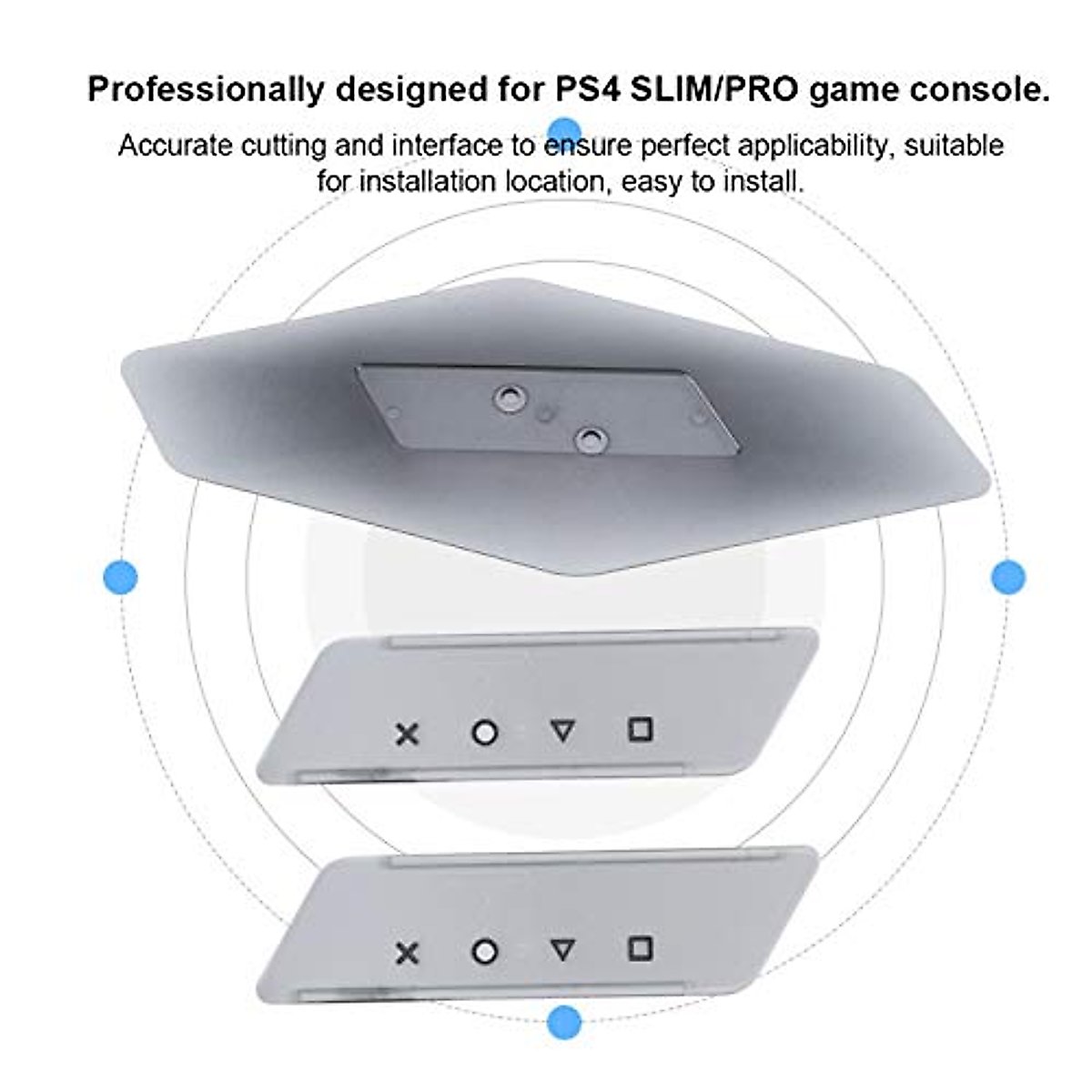 Kadimendium Dock, Portable Durable Game Holder for Slim/PRO Game Console for Home
