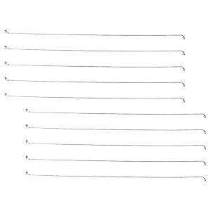 STOBAZA 10pcs Replacement Cheese Slicer Wires 5.5 Inch Cheese Cutter Stainless Steel Cheese Wire Pie Slicers for Home Restaurant Kitchen Cutting Supplies