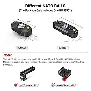 SmallRig NATO Rail with Locating Screw for ARRI 35mm BUN2501B