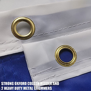 Air Force Crest Emblem Flag 3X5 Outdoor Double Sided 3ply- Heavy Duty Polyester USAF Military Flags With 2 Brass Grommets, Vivid Color And Fade Proof, UV Proof