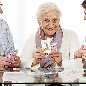 Skylety Playing Card Case Holder Playing Card Box Card Game Organizers and Storage Containers Deck, Snaps Closed for Gaming Cards(15 Pieces)