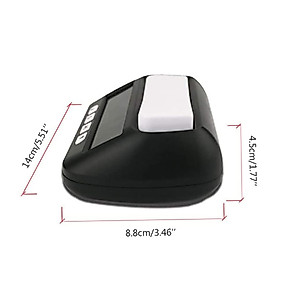 Domccy Chess Clock Timer Digital Chess Clock Timer Count Up/Down Bonus Delay Portable English Version Digital Clock for Chess Game