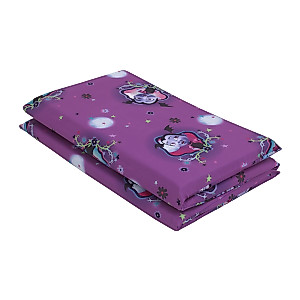 Disney Vampirina Toddler Nap Mat Cover | Measures 19" x 45", Perfect Sheet for Daycare, Pre-School, & Kindergarten Nap Pad | Comfortable, Easy to Clean | Pink, Purple