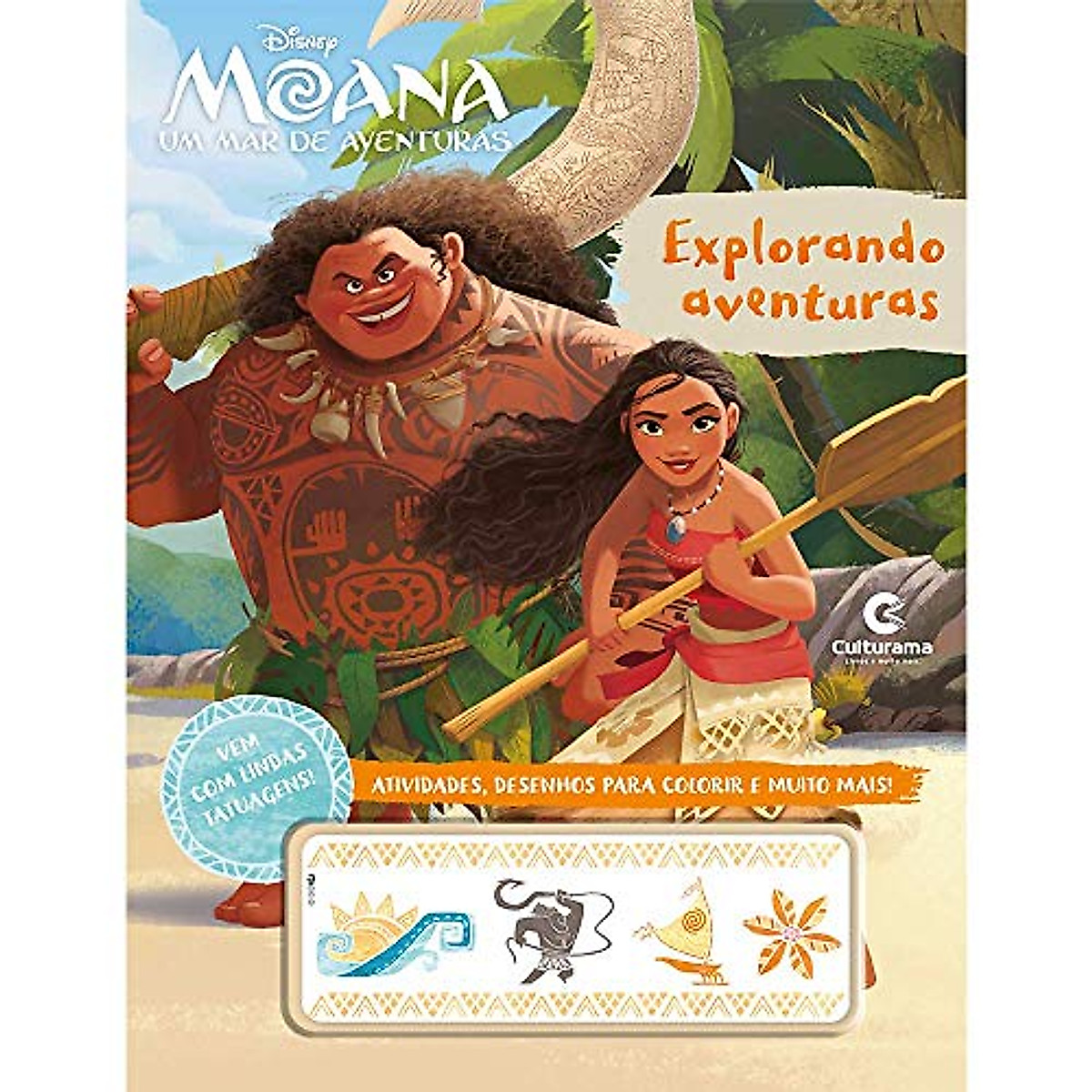 EXPLORANDO AVENTURAS - MOANA COM TATUAGENS