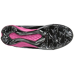 Rawlings Girl's Capture Baseball Shoe, Black/Pink, 3.0 M US Little Kid