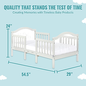 Dream On Me Rosie Toddler Bed in Grey