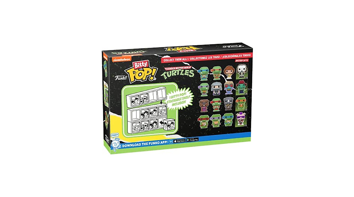 Funko Bitty Pop! TMNT Mini Collectible Toys - 4-Pack