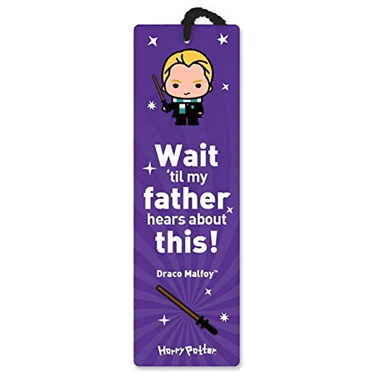 Re-Marks Quotemarks Harry Potter - Draco Malfoy Bookmark with Tassel