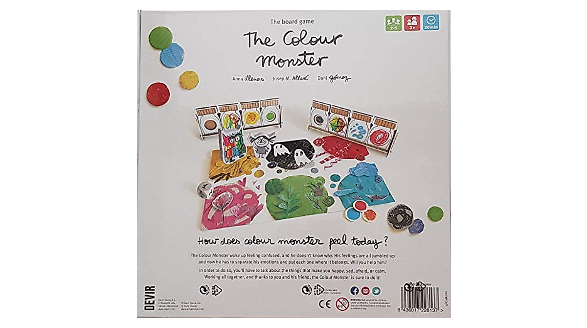 Color Monster Game: Teach Emotions to Kids