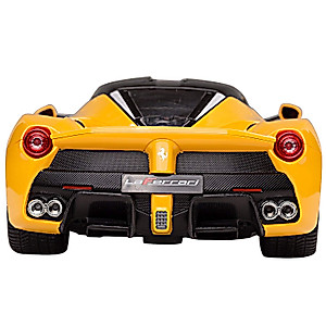 1/14 Scale Ferrari La Ferrari LaFerrari Radio Remote Control Model Car R/C RTR Open Doors (Yellow) by FMTStore