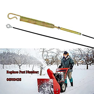Wanotine 06900438 Auger Cable for Ariens Compact and SNO-Tek Snowblowers Auger & Upper Traction Cable