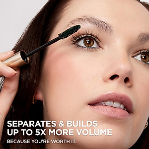L’Oréal Paris Makeup Voluminous Original Washable Bold Eye Mascara, Deep Green, 0.27 Fl Oz