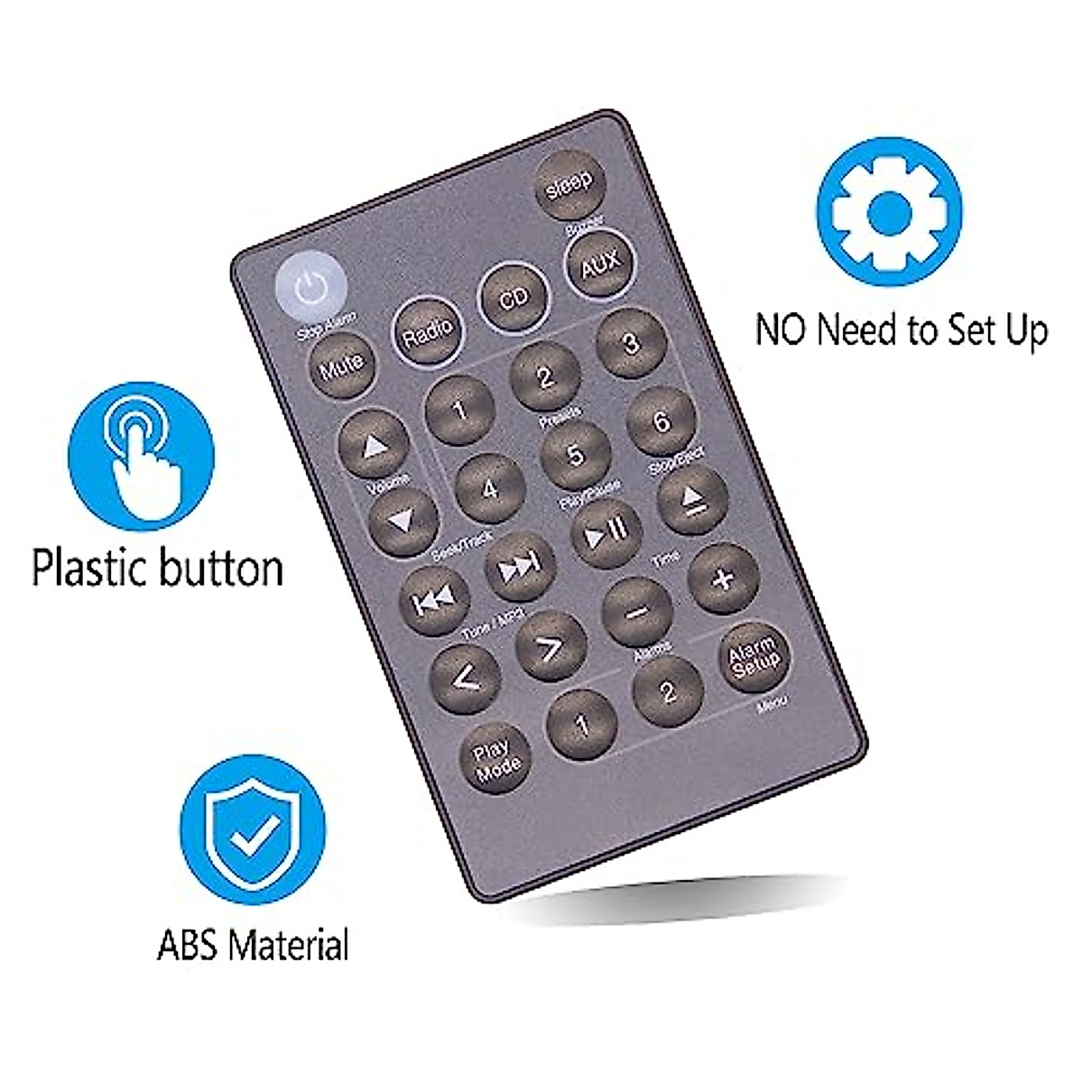 Universal Replacement Bose Remote Control for Bose Sound Touch Wave Music Radio System-Generation The 1,2,3,4th (Batteries Excluded)(Black)