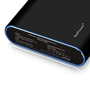 BatPower ProE 2 ES10B 148Wh MS Surface Power Bank for Surface Book 3 2 1 External Battery Surface Laptop 4 3 2 1 Surface Pro X 8 7 6 5 4 3 Go Portable Charger and Surface 120W Slim Charger Adapter