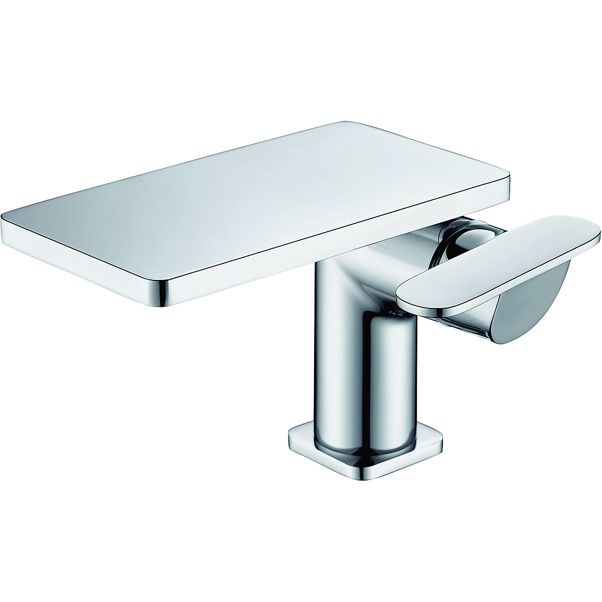 ALFI brand AB1882-PC Polished Chrome Single-Lever Bathroom Faucet, 4.9" L x 4.9" W x 4.8" H