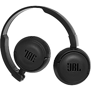 JBL T450BT Wireless On-Ear Headphones with Built-in Remote and Microphone - Black