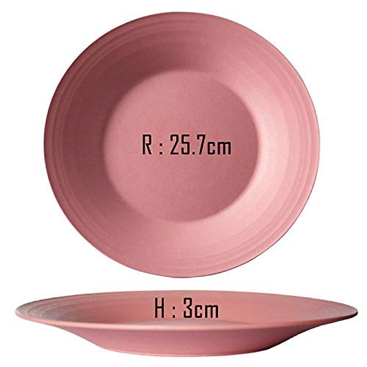 greenandlife Dishwasher & Microwave Safe Wheat Straw Plates,Bowls,Cups Set.