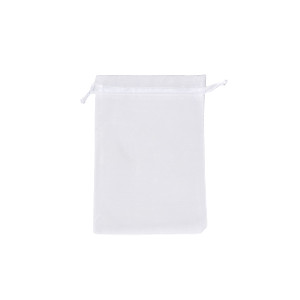 XINSHUNYI 50 pieces of 8X12 Inches White large Sheer Organza Bags, Party jewelry gift wedding bags with drawstrings, sachet jewelry, festivals, makeup (8x12 Inch (Pack 50), white)