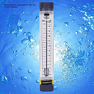 LZM-20G Water Liquid Flowmeter Tube Type 3/4" Female 1.5-15 GPM & 5-55 LPM