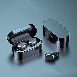 Wireless Bluetooth 5.0 Headset Touch Control- Bluetooth Headset Intelligent Noise Reduction Hd Call -Waterproof,Rich- and Full Bass,Long Standby Time,Compatible with iOS&Android for Sports Gym