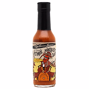 TorchBearer Sauces Ultimate Annihilation Ghost Chili Hot Sauce, 5 Fl Oz, Heat level: 7 - XXX Extra Hot - All Natural, Extract-Free, Made in USA