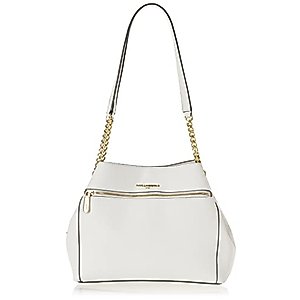 Karl Lagerfeld Paris Womens Hobo Bag, Wt/Bk Multi, One Size US