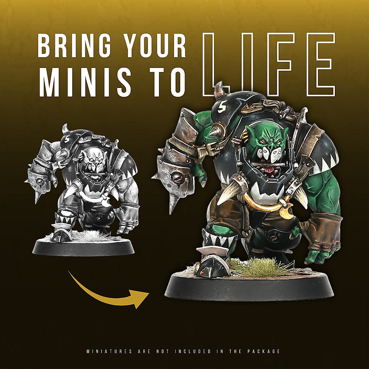 Wargames Delivered Army Painter Brushes - Miniature Paint Brush Set 15 Standard Model Paint Brush: Dry Brush, Effect Brush and Fine Tip Detail Paint Brush, Acrylic Brush set for Plastic Model Painting